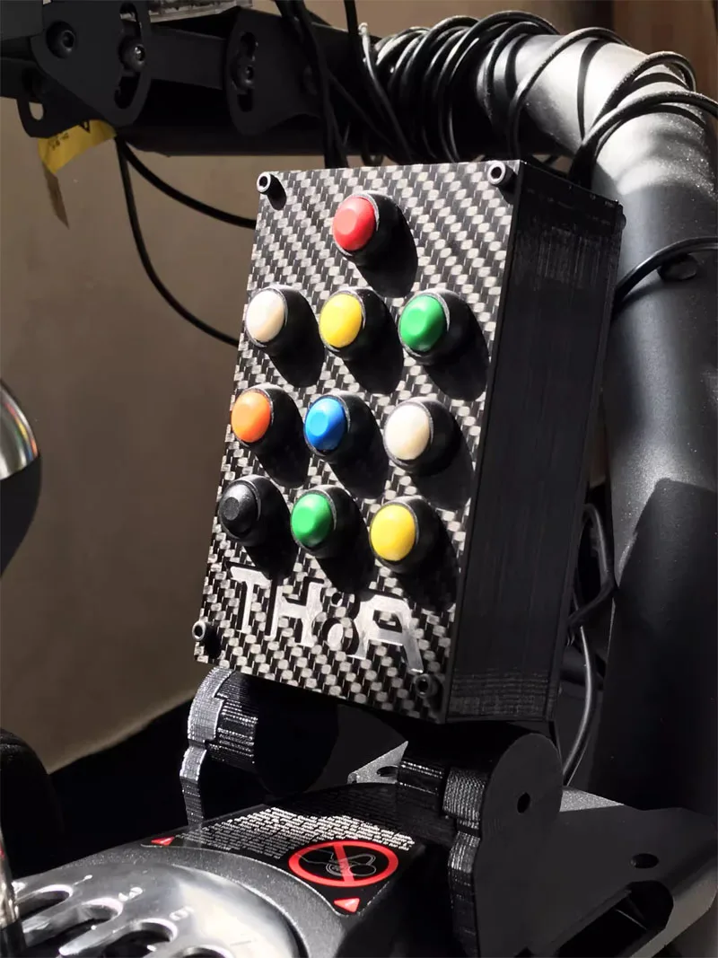 Simulated-Racing-Game-Center-Console-Box-with-Real-Carbon-Fiber-Panel ...