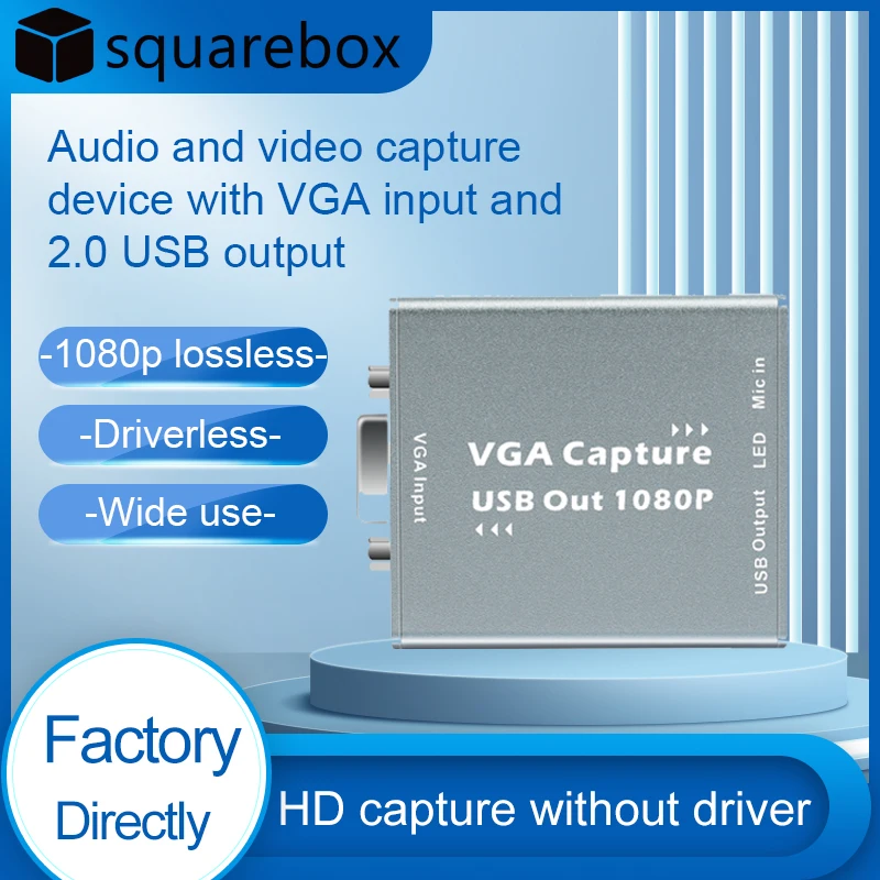 VGA-to-USB-Converter-Mini-Video-Capture-Device-1080p-VGA-Input-Turn-To ...