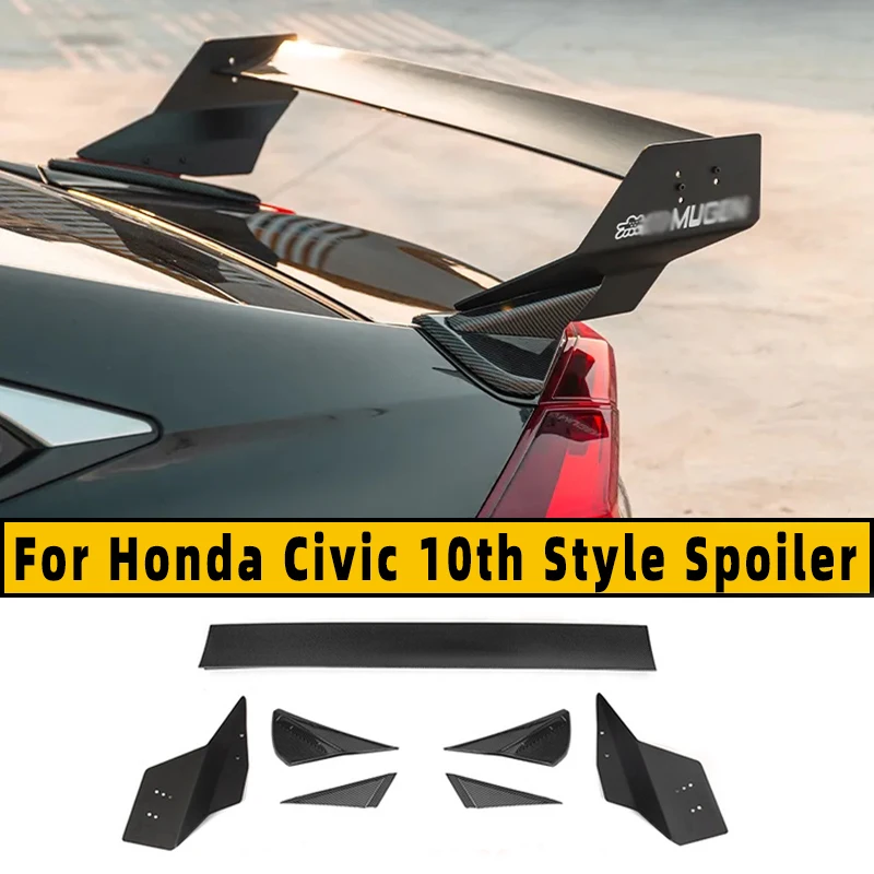 Spoiler-traseiro-ajust-vel-para-Honda-Civic-10th-Gen-Sedan-FC1-FC2 ...