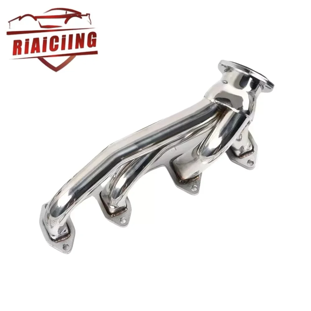 Silver-Stainless-Hugger-Exhaust-Headers-Shorty-Hugger-Exhaust-Headers ...