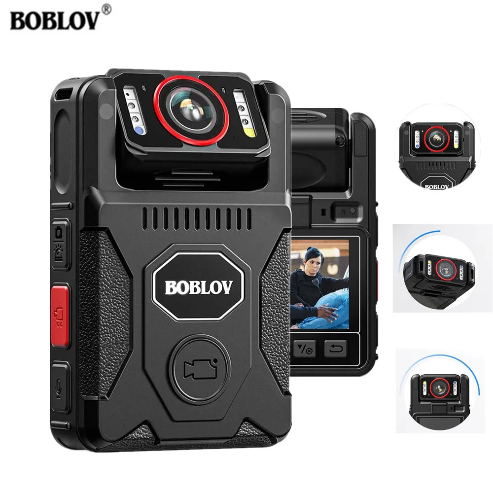BOBLOV-M7-Pro-4K-Body-Cameras-Mini-Camera-With-LCD-Screen-128GB-Video ...