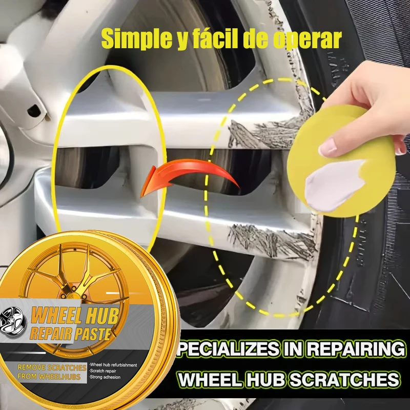 Car Wheel Rim Scratch Refurbishment Paste, Tire Rim Scratch Paint ...
