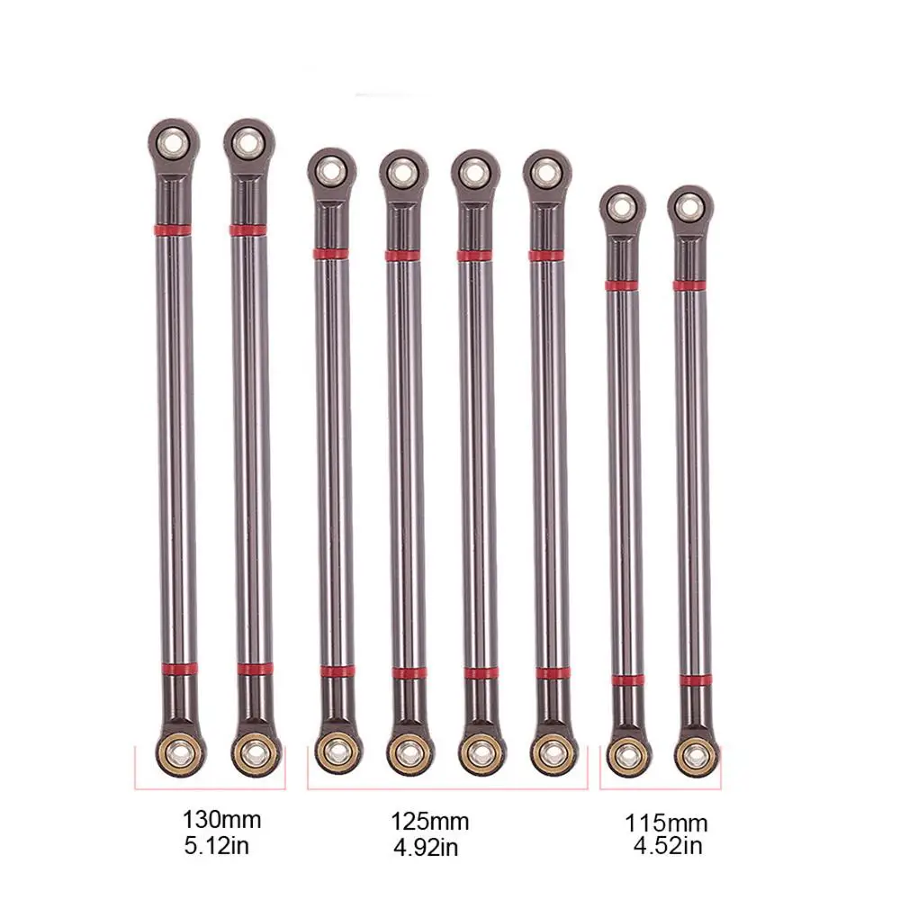8PCS Aluminum Alloy Chassis RC Link Rod Linkage Set 313MM Wheelbase For ...