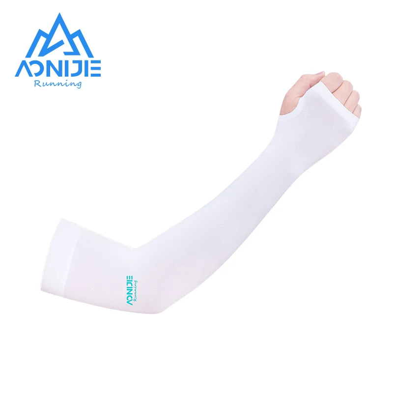 Aonijie E4120 핑거 타입 유니섹스 퀵 드라이 썬 스크린 아이스 슬리브 썬 프로텍션 암 슬리브 오버 러닝 사이클링 러닝