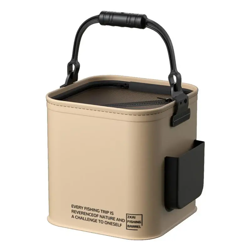 Folding-Live-Fish-Bucket-EVA-Thickened-Fishing-Bucket-Portable-Water ...