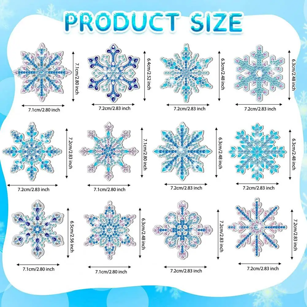 Diy-Keychain-Kit-Snowflake-Keychains-Snowflake-Pendants-Painting ...