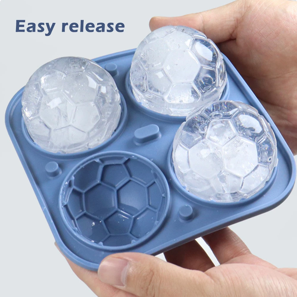 Ice-Cube-Mold-Soccer-Ball-Shape-Cocktails-Whiskey-Ice-Ball-Silicone ...