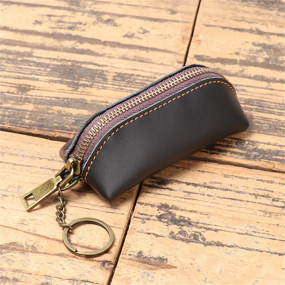 Leather-Key-Holder-Organizer-Pouch-Men-Women-Car-Key-Wallet-House ...