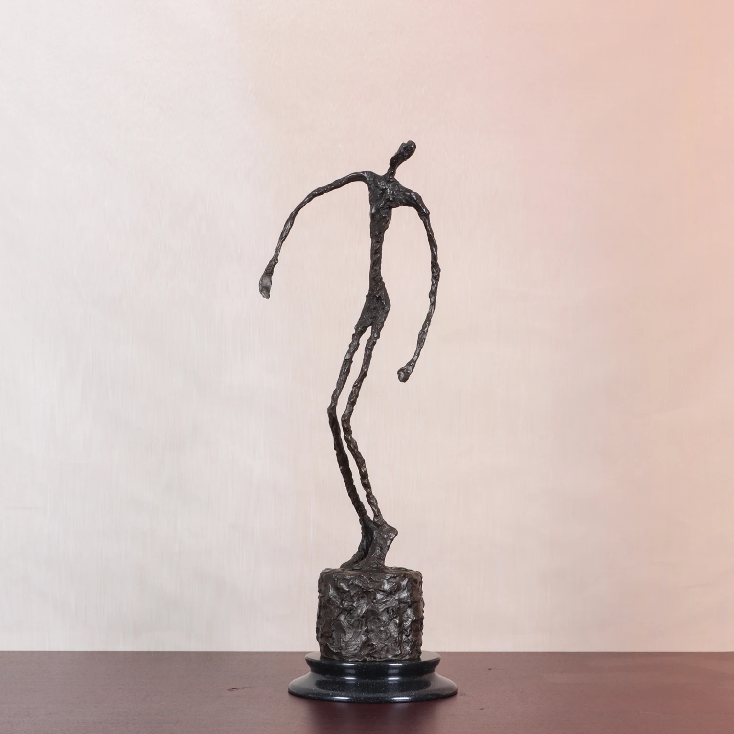 Bronze Giacometti Art Falling Man Statue Famous Abstract Sculpture ...