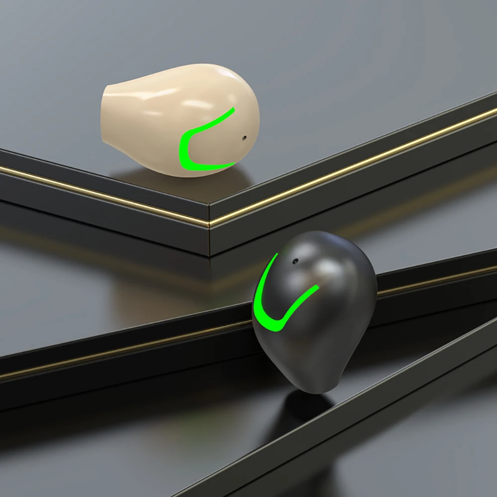 Mini-Invisible-Headset-Bluetooth-5-3-in-ear-Earphones-TWS-Wireless ...