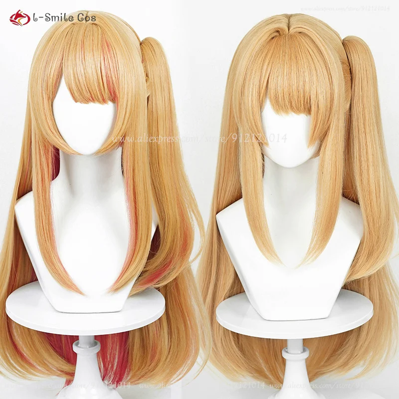 Anime Hoshino Ruby Cosplay Wig 70cm Long Ruby Hoshino Rubii Cos Wig ...