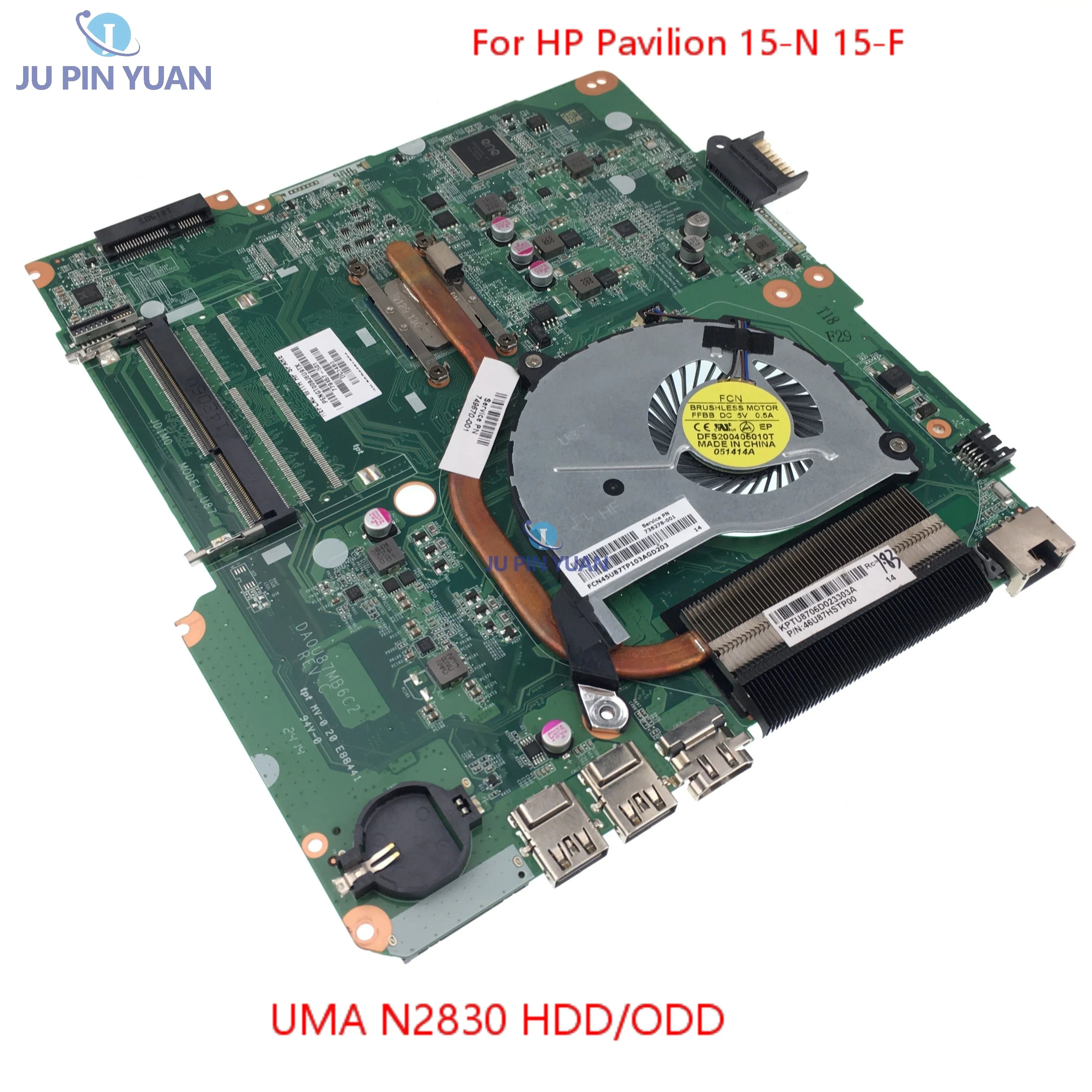 For-HP-Pavilion-15-N-15-F-Series-Laptop-Motherboard-with-N2830-779457 ...