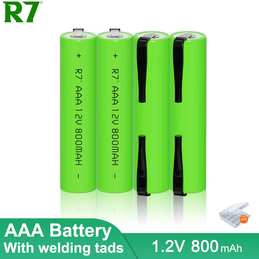 AAA Rechargeable Battery 1.2V 800mAh Ni MH Nimh Cell Green Shell with ...