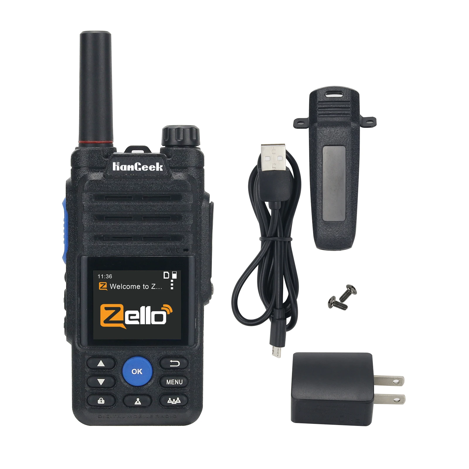 HamGeek HG-369 5000Km POC Radio Walkie Talkie Wifi Bluetooth 2G/3G/4G ...