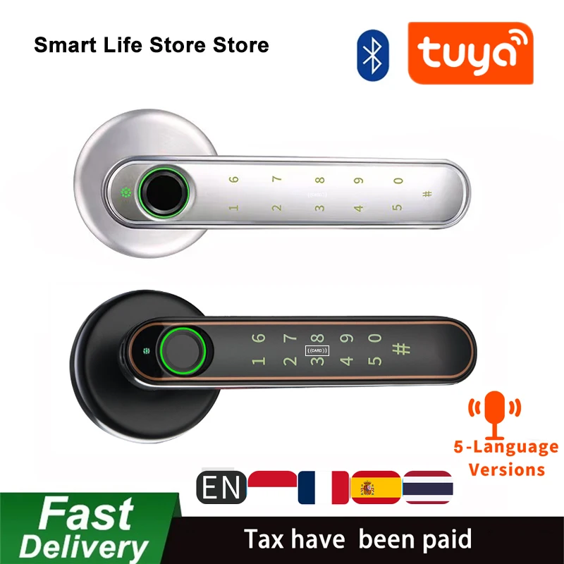 Fingerprint-Lock-with-Touchscreen-Smart-Room-Door-Tuya-App-Digital ...