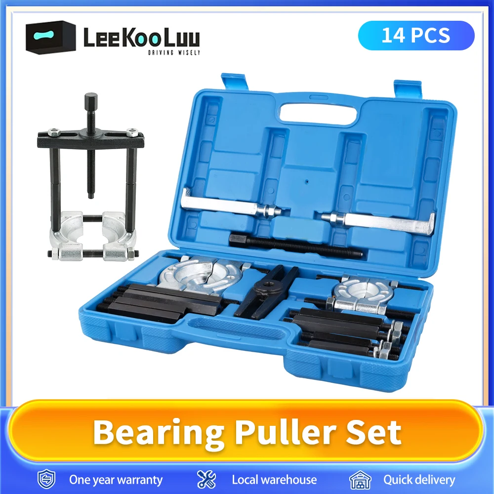 14Pcs Separator Combination Set Bearing Splitter Mechanical Double Disc ...