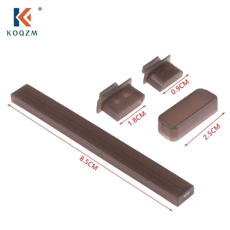 4Pcs/Set Graphics Card Interface Protective Cover Dust Plug DVI HDMI DP ...