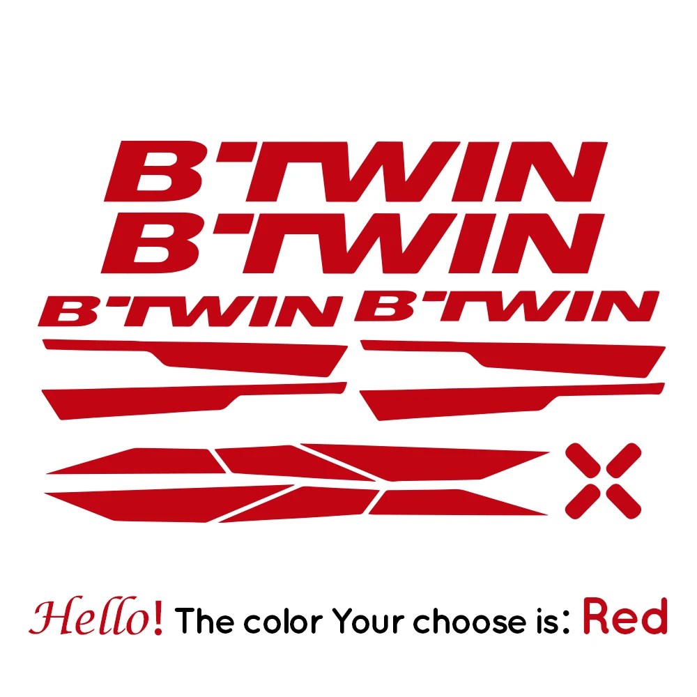 Btwin cycle stickers store