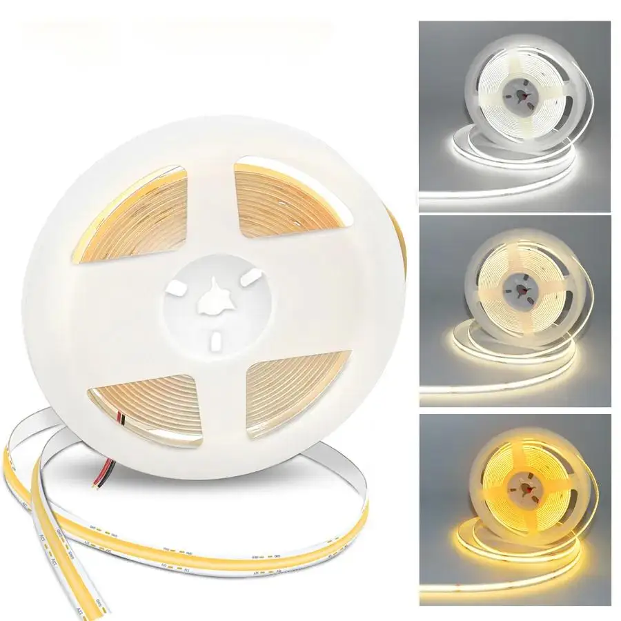 Dimmable-COB-LED-Strip-Light-para-decora-o-do-quarto-alta-densidade ...