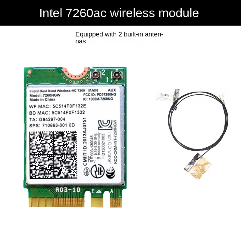 Tarjeta-de-red-Wireless-AC7260-7260NGW-AC-867M-wifi-BT-4-0-para-T440 ...