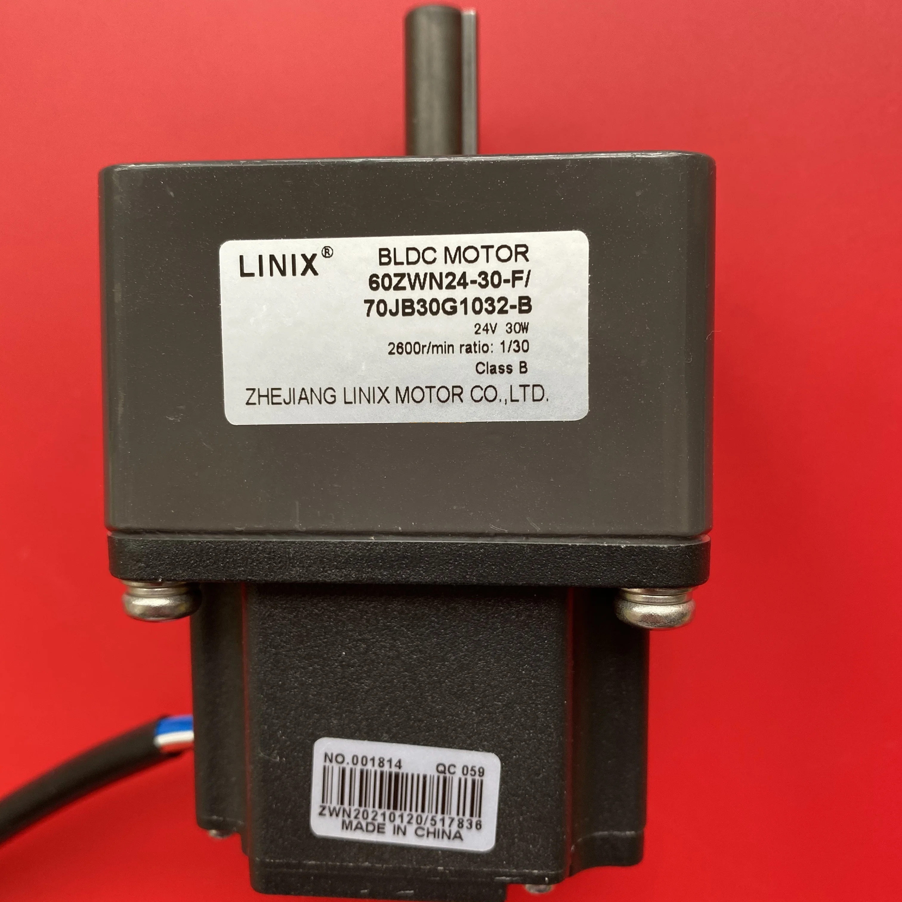 LINIX bldc motor 60ZWN24 30 F 24v30w 2600r/min 30:1 speed rate motor ...