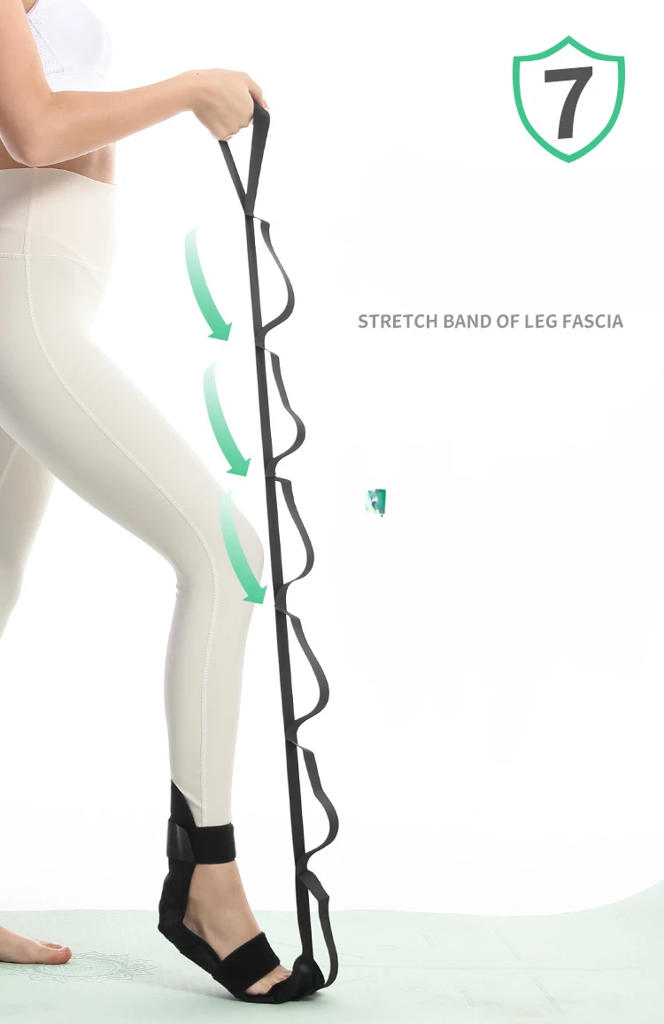 Generic Yoga Pull Strap Belt Yoga Ligament Stretching Belt Adjustable ...