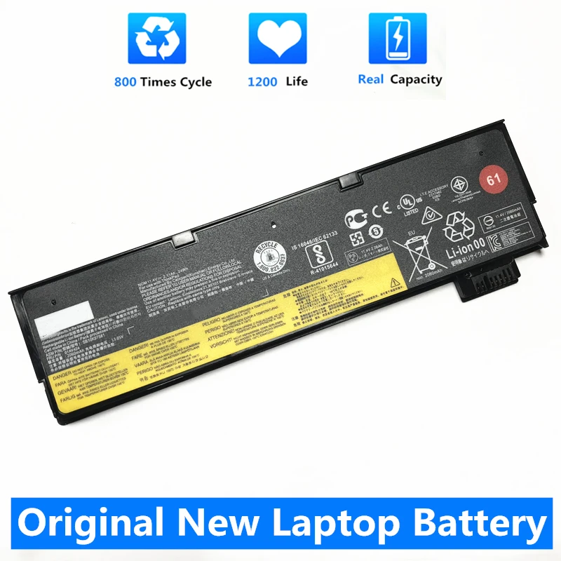 CSMHY New 61 Laptop Battery for Lenovo ThinkPad T470 T480 T570 T580 ...