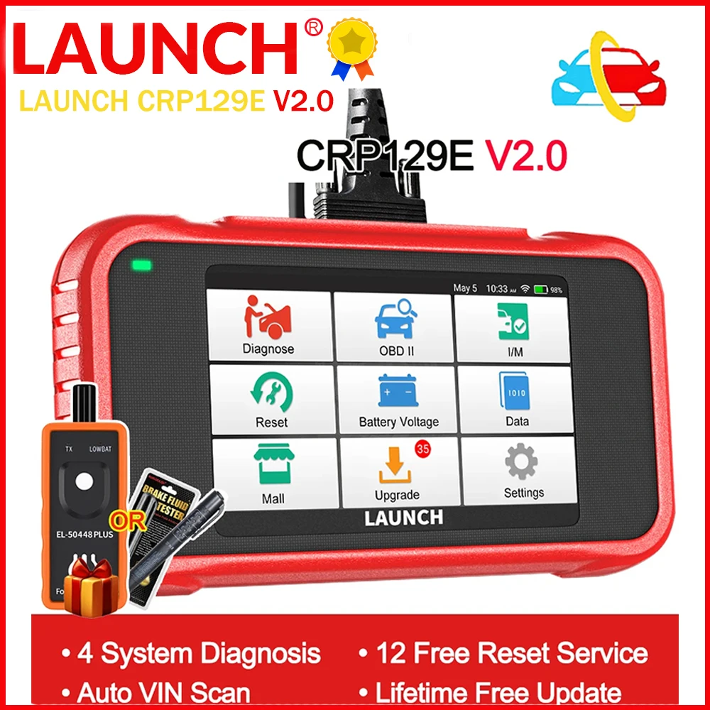 LAUNCH-X431-CRP129E-V2-0-ABS-SRS-TCM-ENG-Diagnostic-Tool-Oil-EPB-TPMS ...