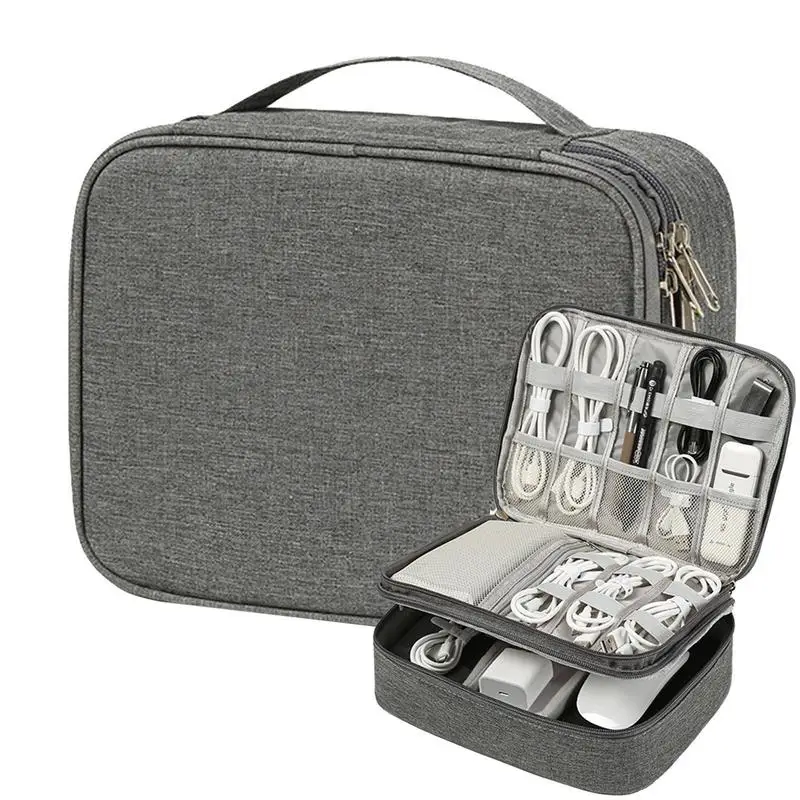 Electronics-Organizer-Travel-Case-Compact-Waterproof-Electronics ...
