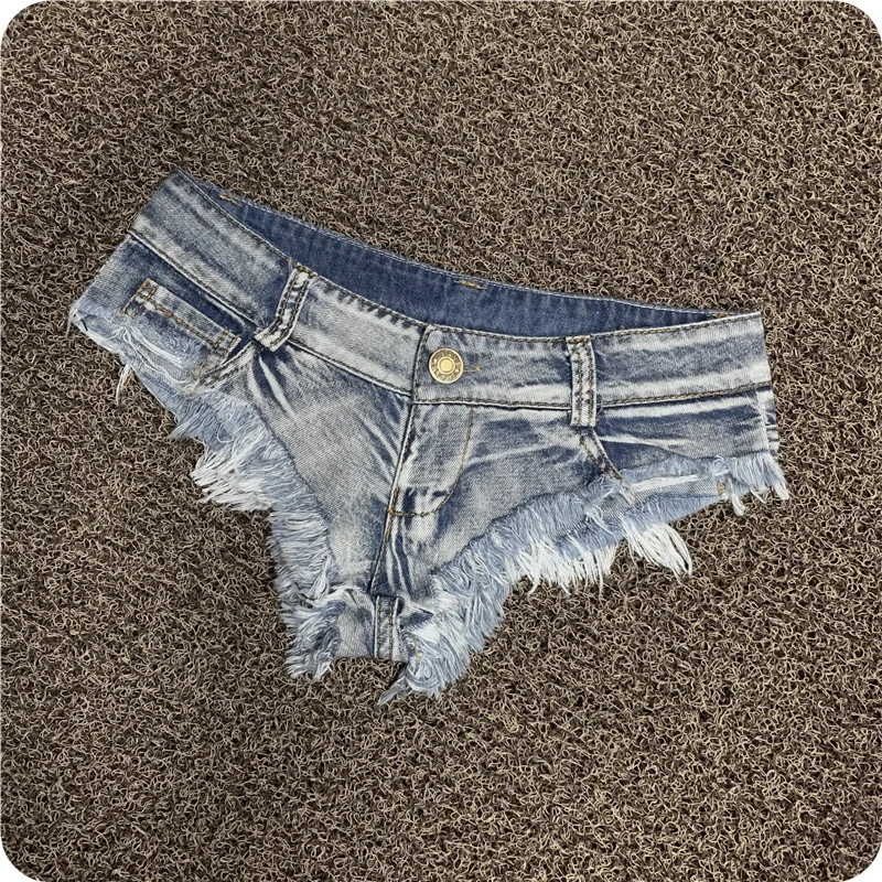 Sexy Women's Low Rise Stretch Mini Denim Shorts Hot Pants Beach Party ...