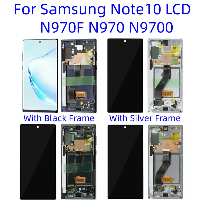 100% nota original 10 amoled para samsung galaxy note10 n970f n970 ...