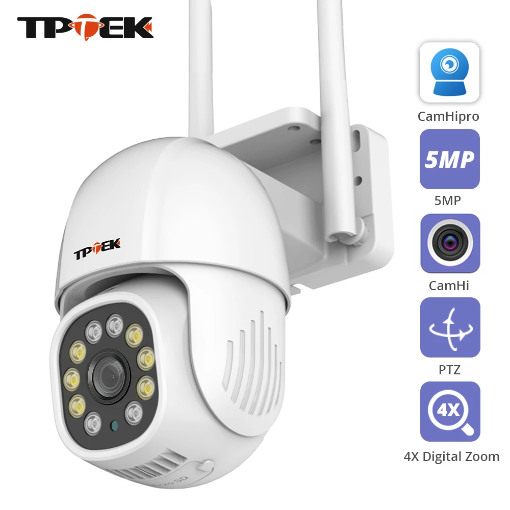 5MP WiFi Camera PTZ Security Surveillance IP Camera 2MP Wi-Fi CCTV ...