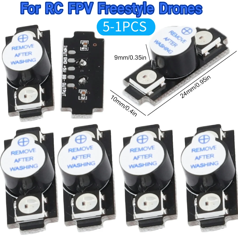 1-5pcs-WS2812-Buzzer-Sounder-Colorful-RGB-LED-Beep-Speaker-5V-Buzzer ...