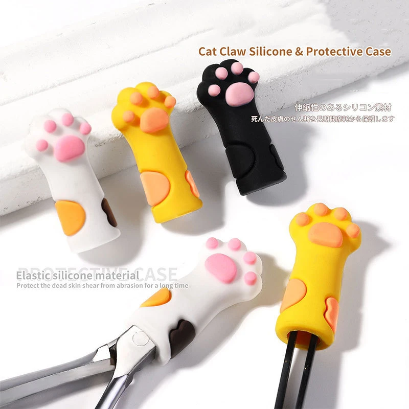 Cute-Cat-Paw-Silicone-Nipper-Cover-Protective-Sleeve-For-Nail-Cuticle ...