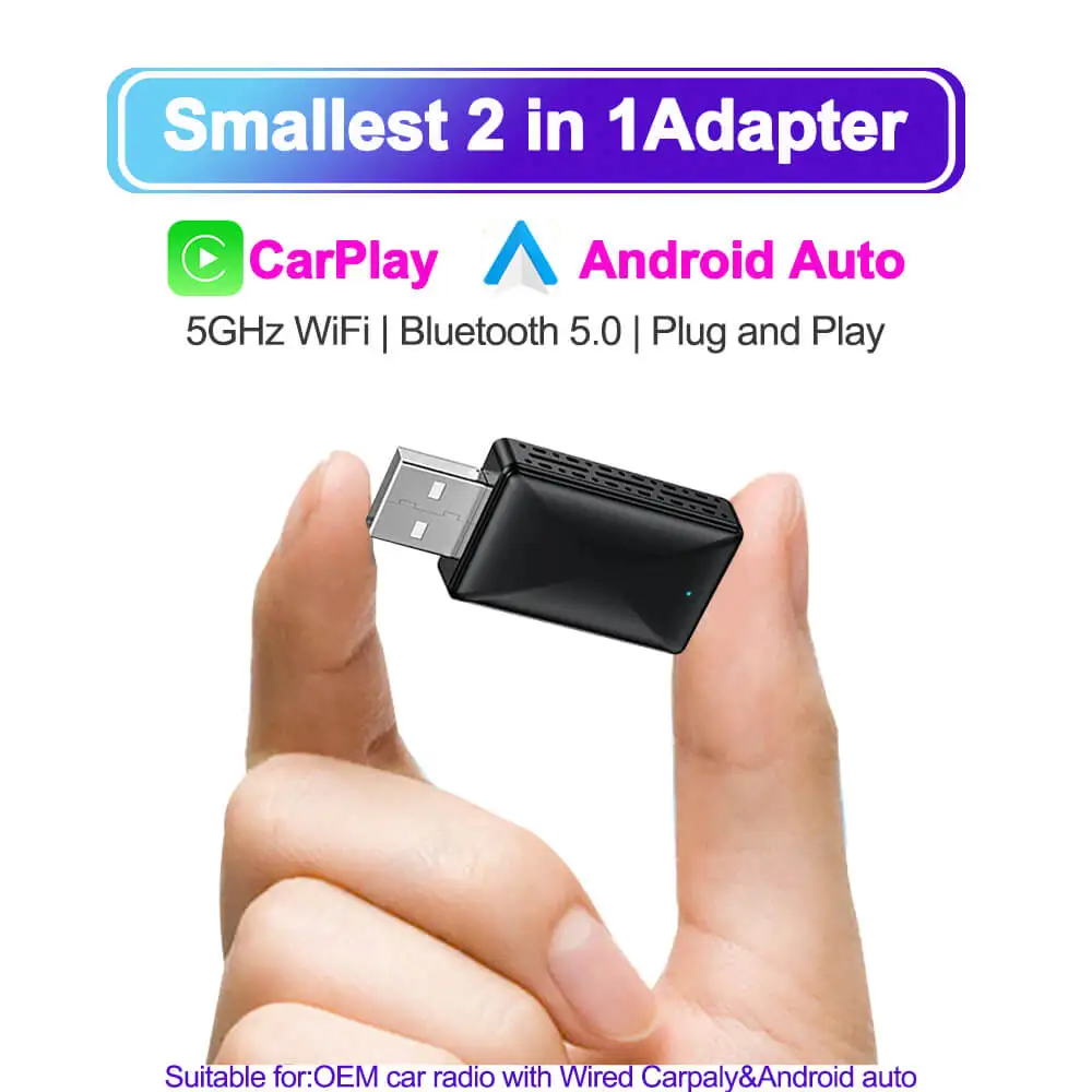 2in1-Wired-to-Wireless-CarPlay-Android-Auto-Adapter-for-OEM-Car-Stereo ...