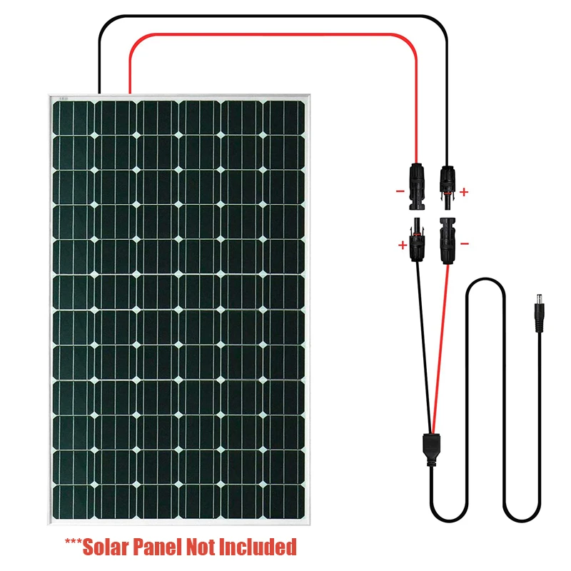 Solar Panel Anschlüsse DC Verlängerung Kabel 16AWG Mit DC 5,5 mmx 2,1mm DC 3,5x1,35mm Adapter ...