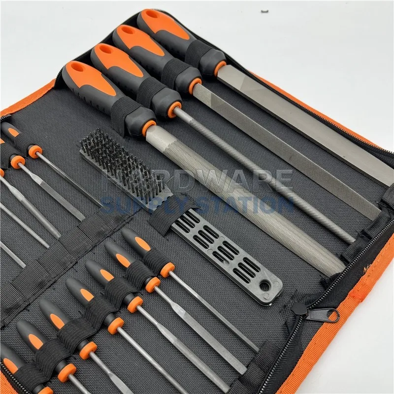 Triangle circular metal file with package set file tool set, 17 piece ...