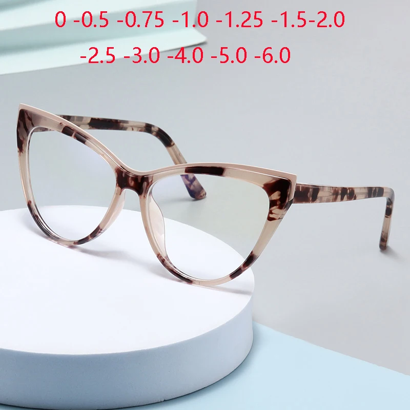 Spring-Hinge-Women-Cat-Eye-Prescription-Glasses-For-The-Nearsighted ...