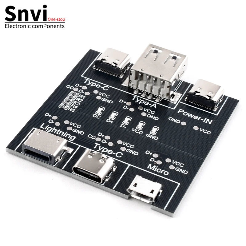 DT3 Data Cable Detection Board Type-C Micro USB C Cable Tester Short ...