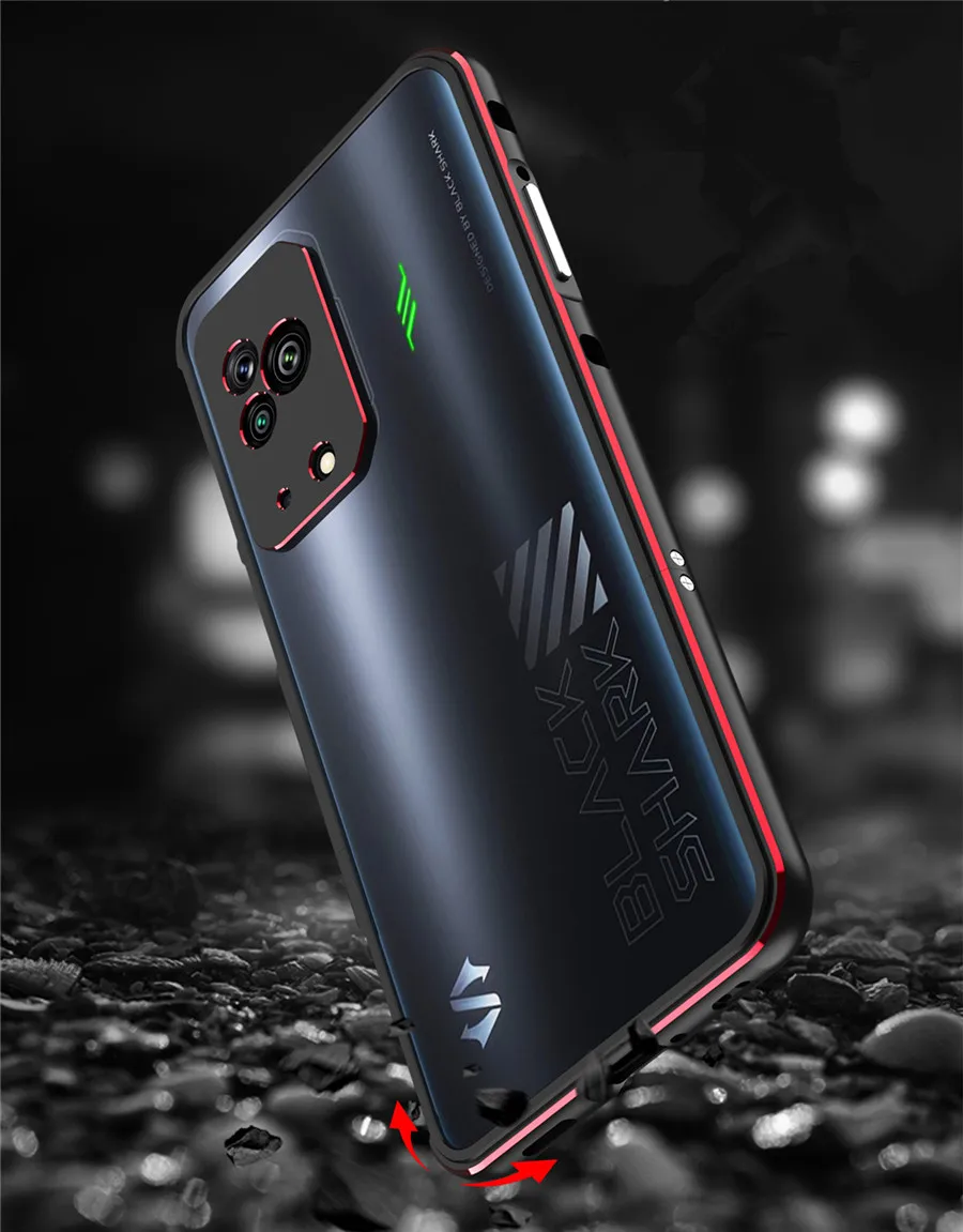 For Xiaomi Black Shark 5 Pro Case,BlackShark 5 5RS Aluminum metal ...