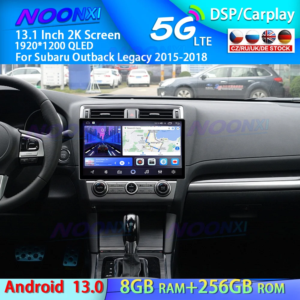 For-Subaru-Outback-Legacy-2015-2018-2K-Screen-Android-13-Car-Radio ...