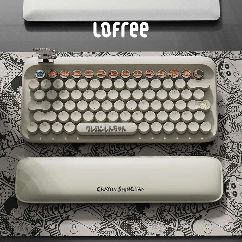Lofree-Anime-Cartoon-Dot-Mechanical-Keyboard-Kit-Bluetooth-Wireless ...