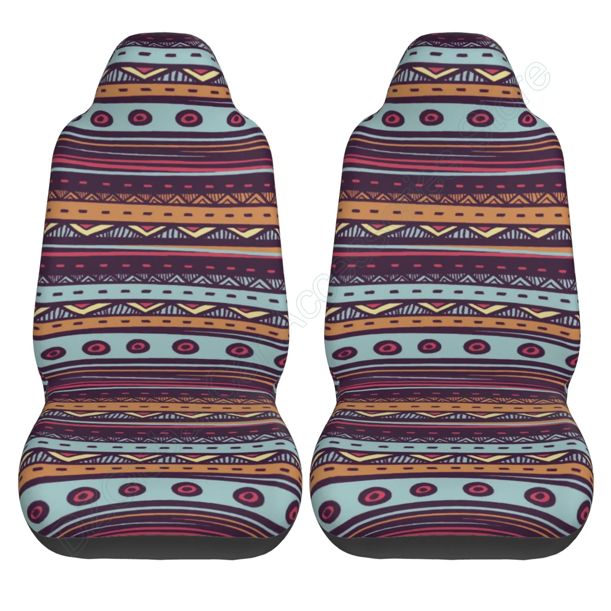 Colorful-Stripe-Seat-Cover-Baja-Saddle-Blanket-Weave-Universal-Bucket ...