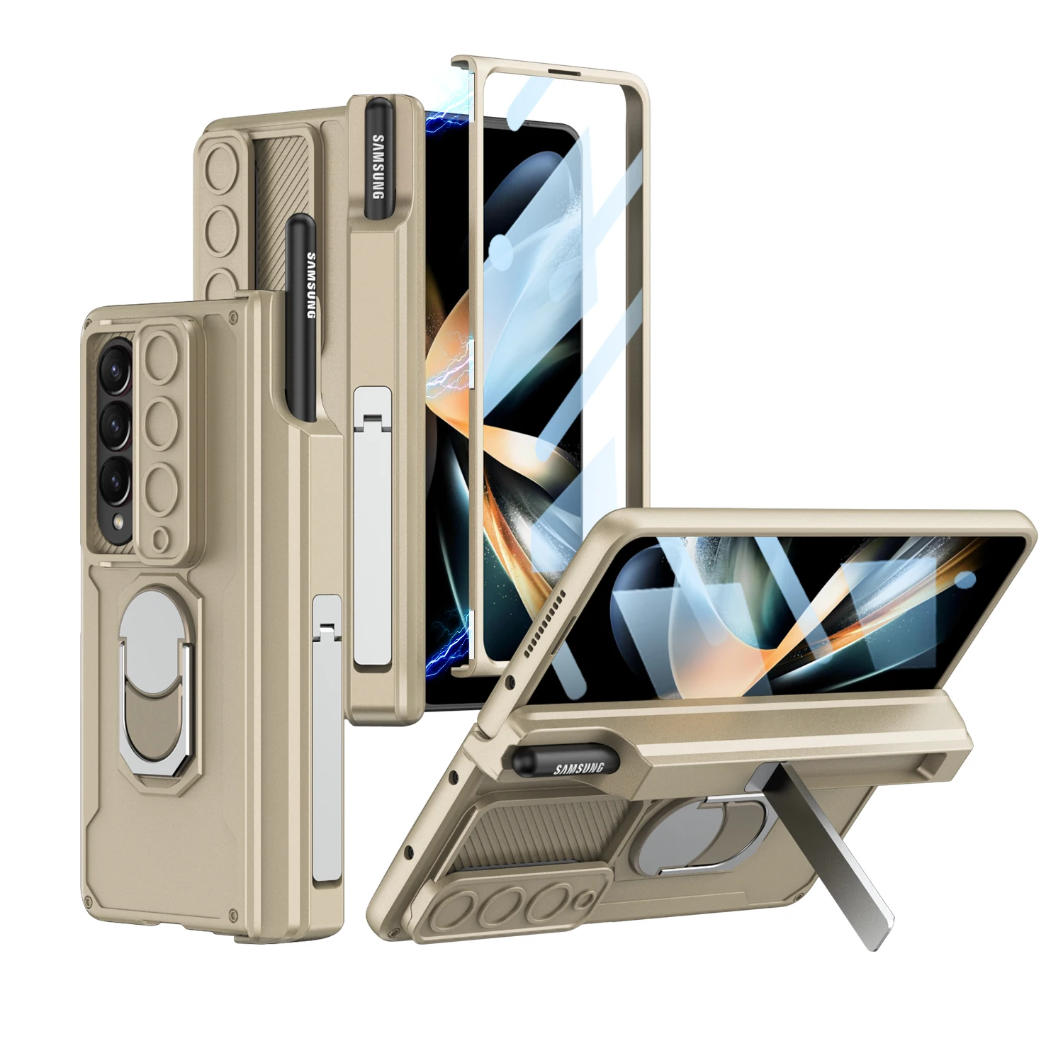 Samsung Galaxy Z Fold 4 Case Pen | Sliding Lens Protection | Cover ...