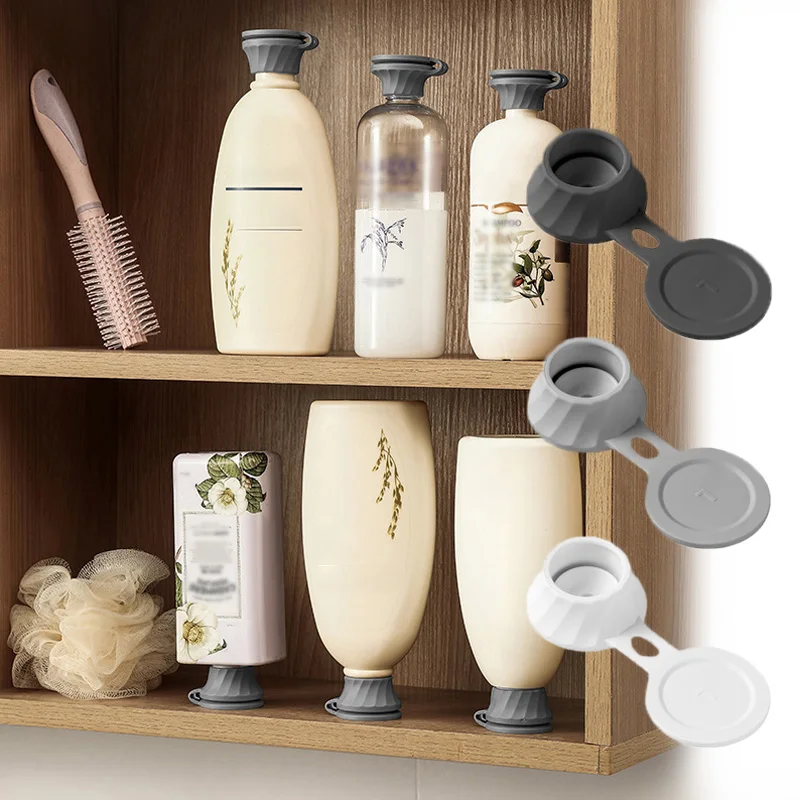 3pcs-Shampoo-Conditioner-Bottle-Lids-Leak-proof-Flip-top-Shower-Gel ...