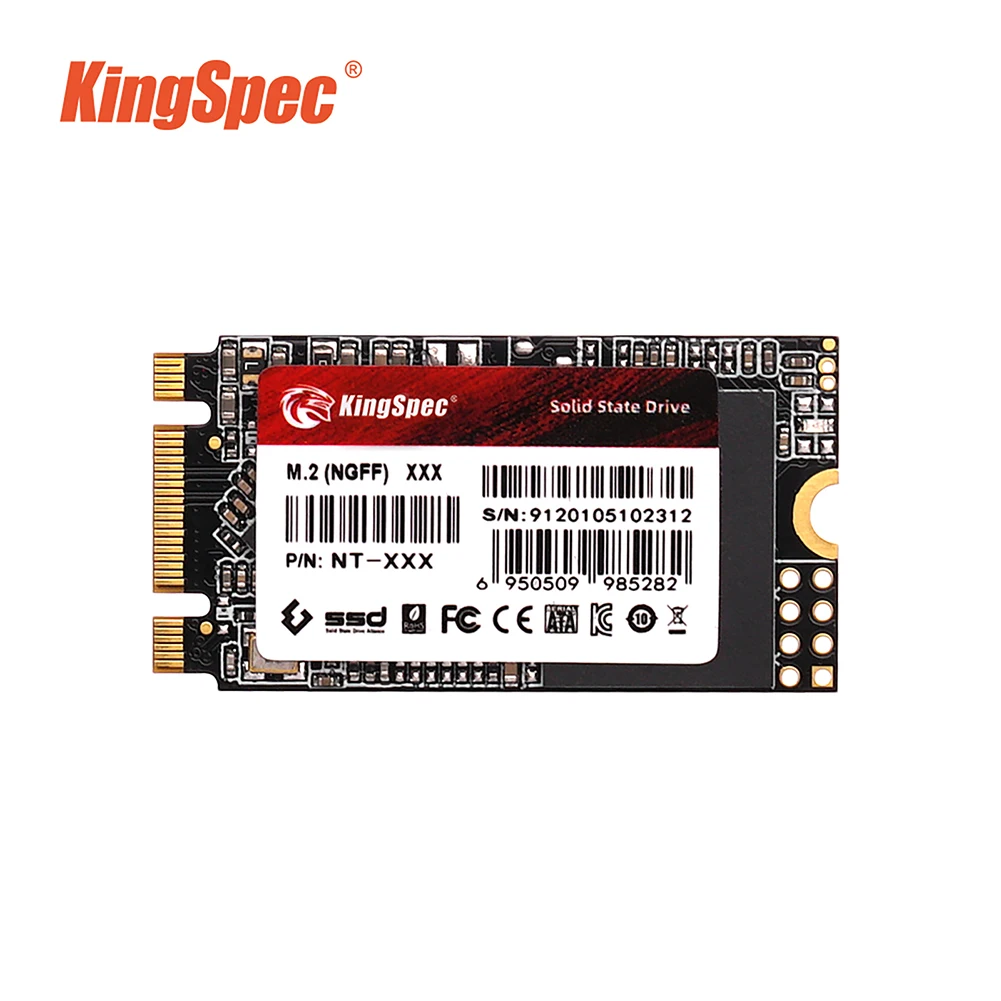 KingSpec disco duro SSD M2 SATA III NGFF M.2 2242, 128GB, 256GB, 512GB, 1TB, unidad de estado ...