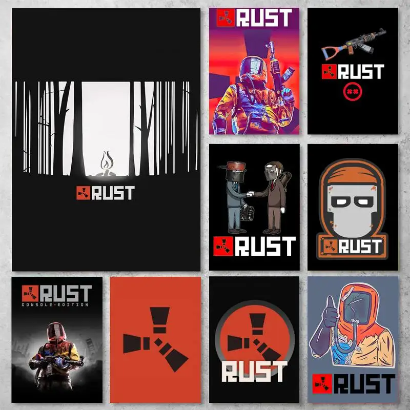 RUST-Game-POSTER-Poster-Prints-Wall-Pictures-Living-Room-Home ...