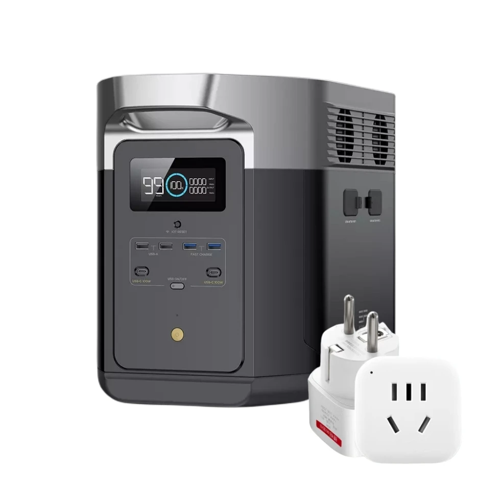 ECOFLOW-DELTA-2-Fast-charge-portable-power-station-LiFePO4-1024Wh-1800W ...