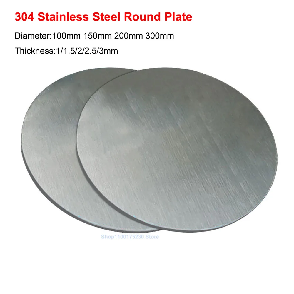 Dia-100mm-300mm-304-Stainless-Steel-Round-Plate-Circular-Sheet-Disc ...