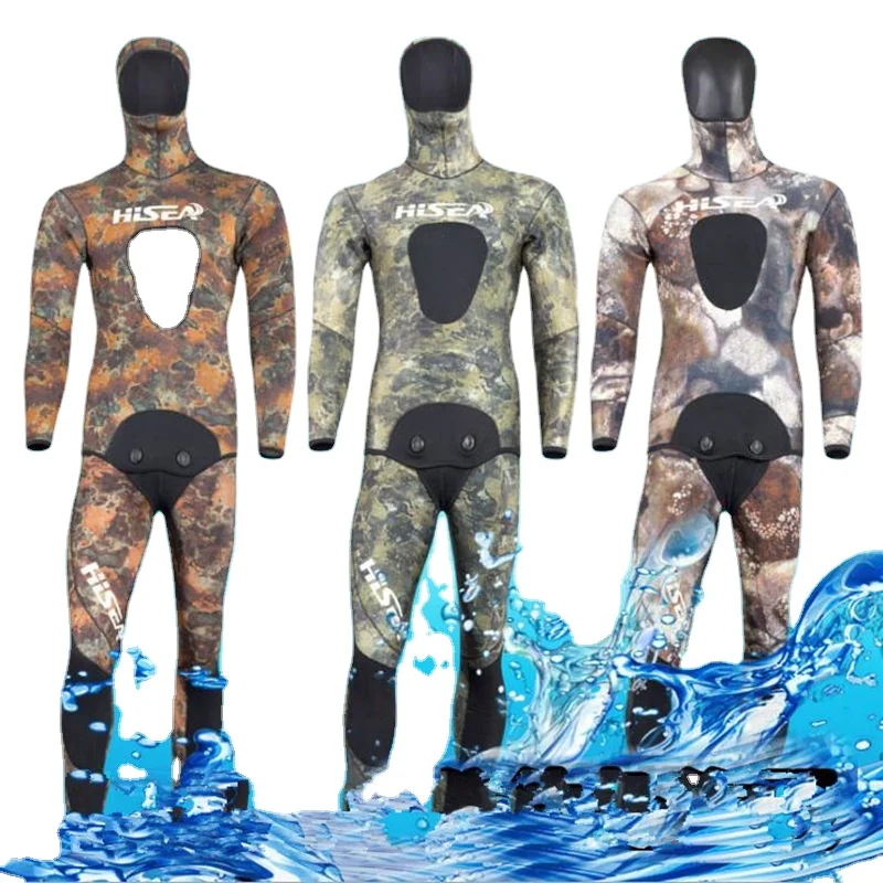 Hisea-Seac-3-5mm-Men-Neoprene-Diving-Suit-Split-Wetsuit-Fishing-and ...